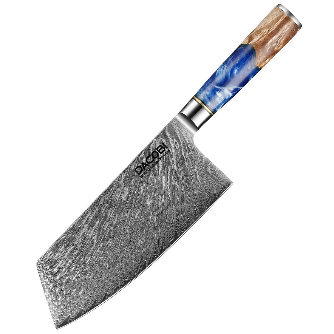 Satâr Profesional C4 18 cm | Oțel Damasc forjat 67 straturi, Mâner lemn ...